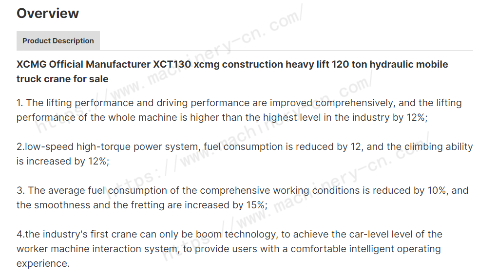 XCMG Truck Crane-XCT130