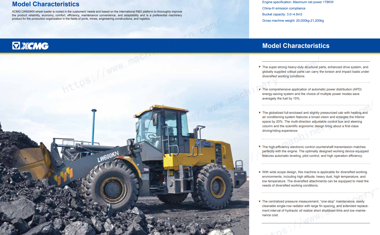 XCMG Wheel Loader-LW600KN